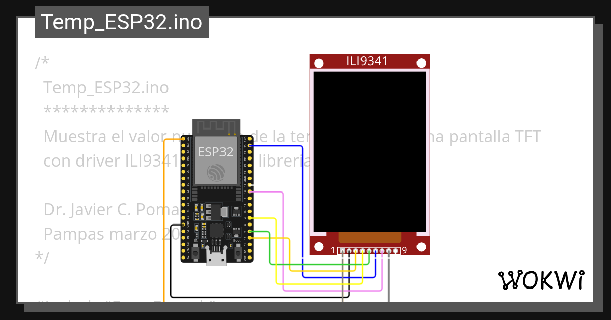Temperatura Wokwi Esp32 Stm32 Arduino Simulator 5247