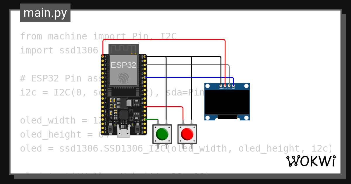 Esp32 Micropython Ssd1306 Copy Wokwi Esp32 Stm32 Arduino Simulator 2295