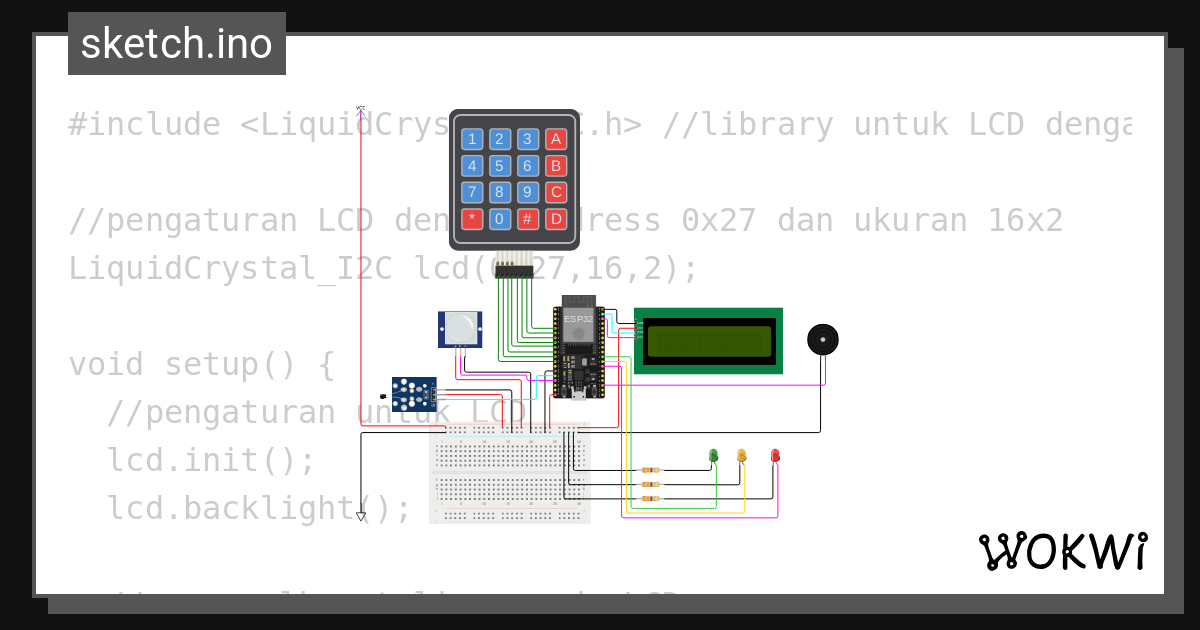 Simul Wokwi Esp32 Stm32 Arduino Simulator