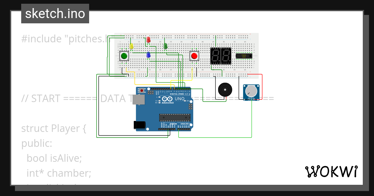 Liars deck - Wokwi ESP32, STM32, Arduino Simulator