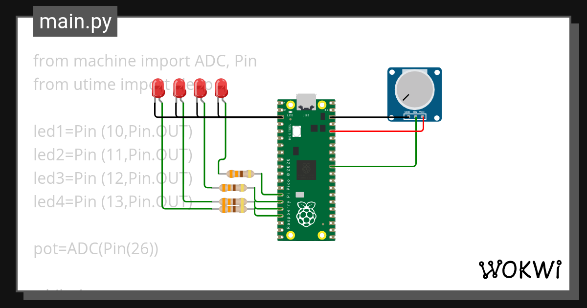 lab2 3b) - Wokwi ESP32, STM32, Arduino Simulator