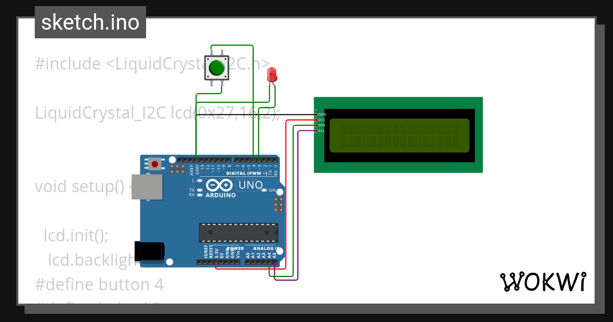 Led Tombol Lcd Dan Serial Copy Wokwi Esp32 Stm32 Arduino Simulator