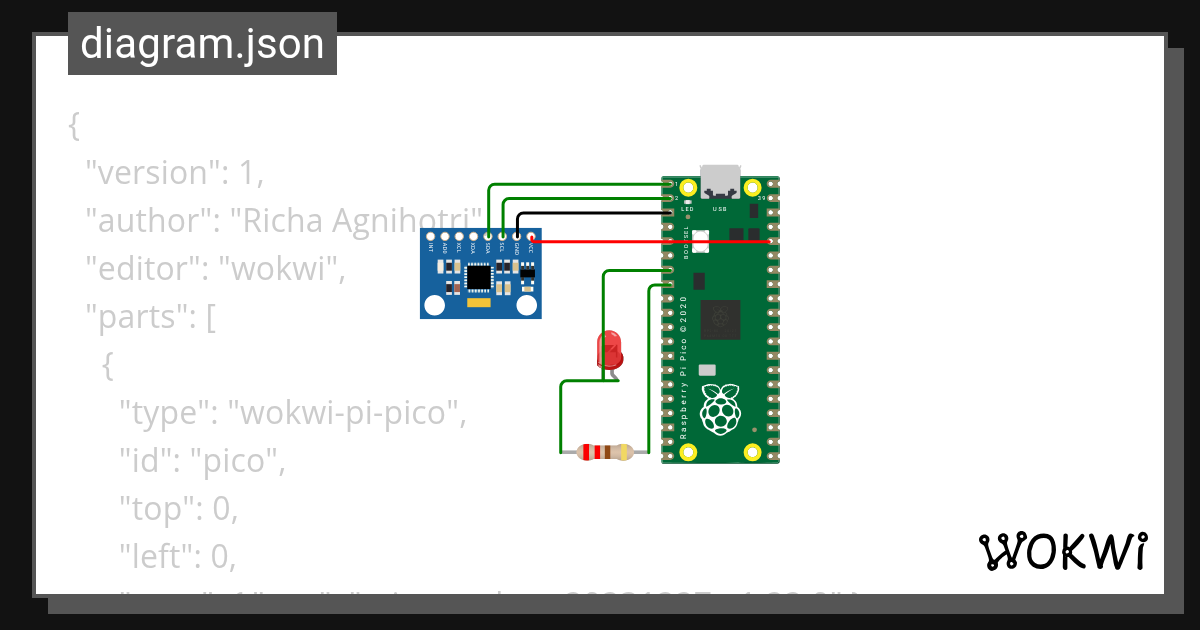 Gesture Controlled Led System Wokwi Esp32 Stm32 Arduino Simulator 3884