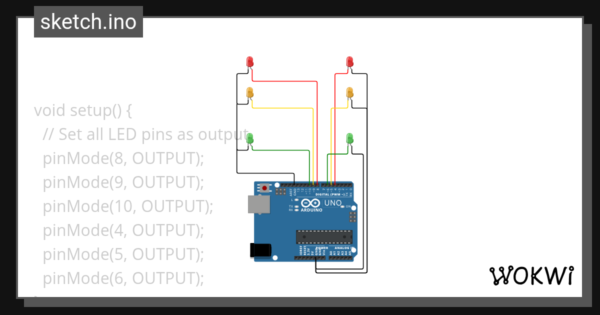 led2 - Wokwi ESP32, STM32, Arduino Simulator