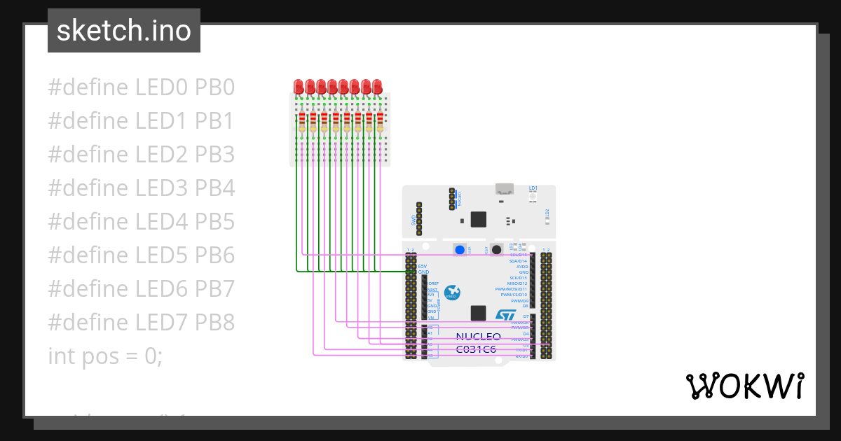 Wokwi Pin Loop Wokwi Esp32 Stm32 Arduino Simulator