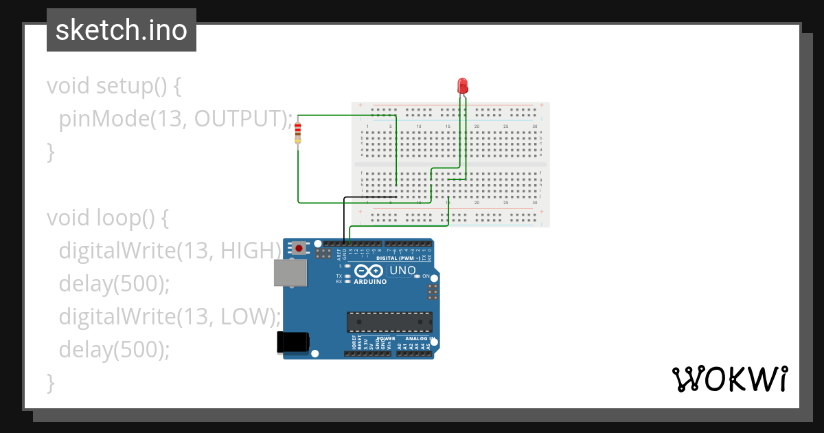 初めてのArduino＆Wokwi | ochimitahakata's Ownd
