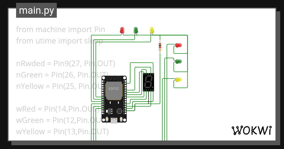 Micropython Blink Esp32 Copy Wokwi Esp32 Stm32 Arduino Simulator