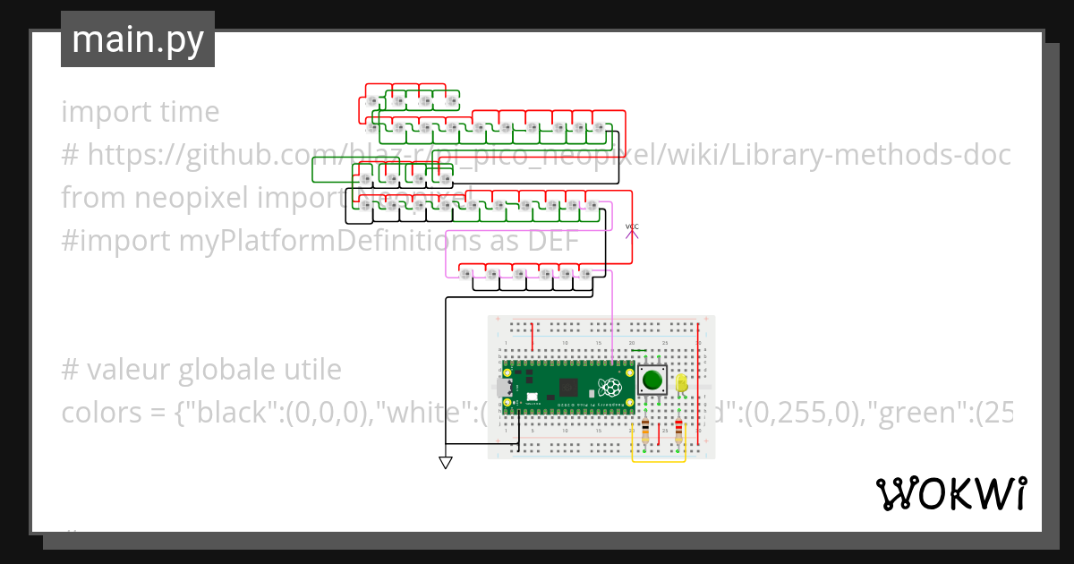 Mirroir infinity seb - Wokwi ESP32, STM32, Arduino Simulator