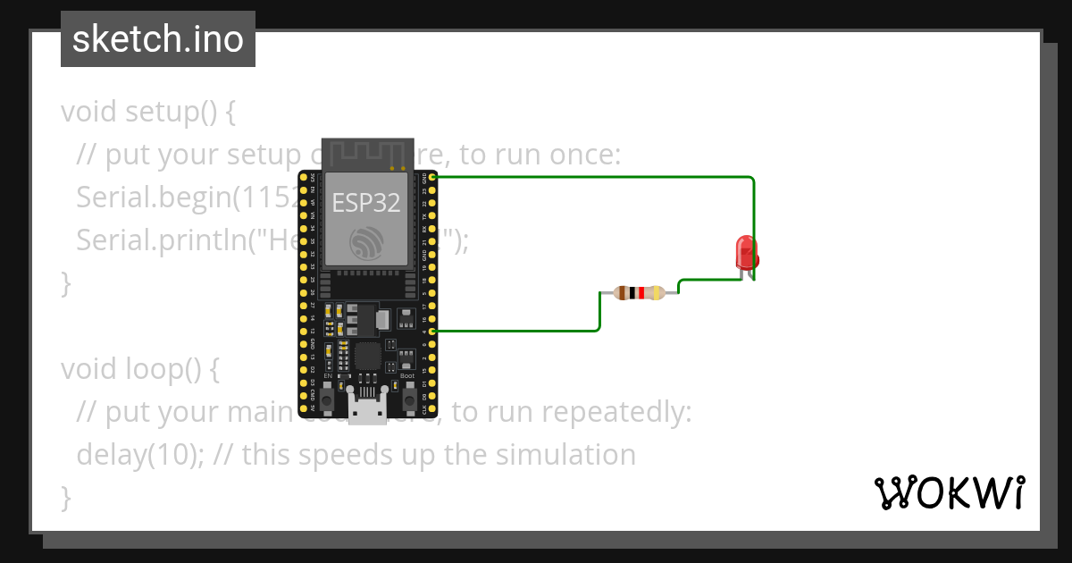 Blink1 Wokwi Esp32 Stm32 Arduino Simulator 8578