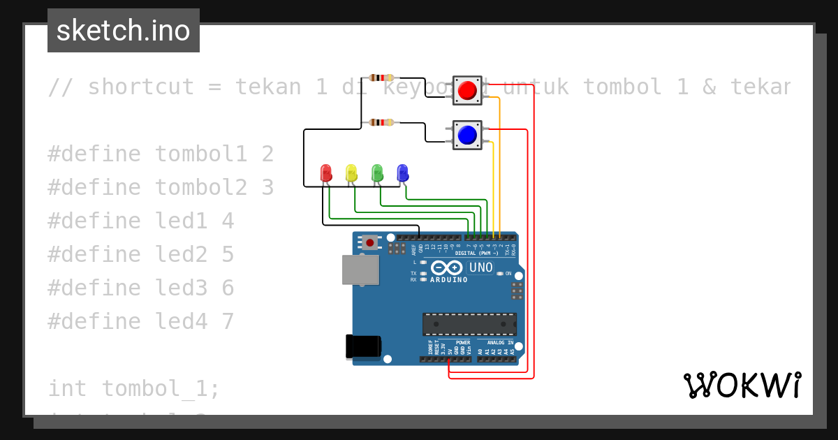 Jobsheet 8 Evaluasi No 2 Wokwi Esp32 Stm32 Arduino Simulator