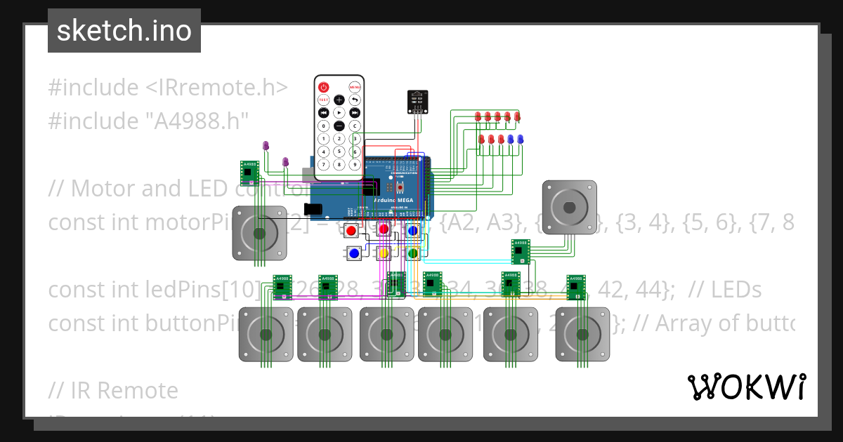Moteur PAS a PAS sans rebond arret Copy (2) - Wokwi ESP32, STM32, Arduino Simulator