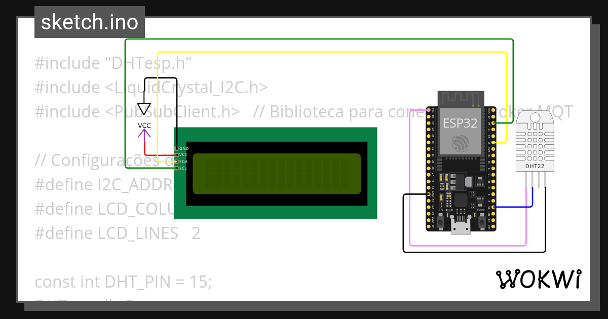 CP2_ESP32_DHT22 - Wokwi ESP32, STM32, Arduino Simulator