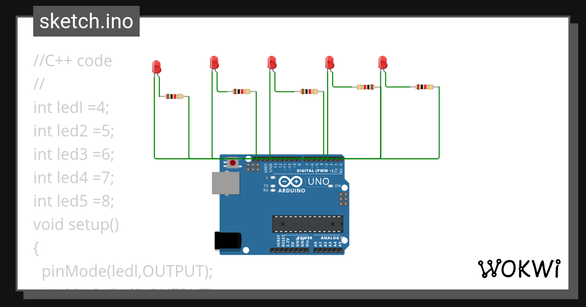 latihan5 - Wokwi ESP32, STM32, Arduino Simulator latihan5 - Wokwi ESP32, STM32, Arduino Simulator
