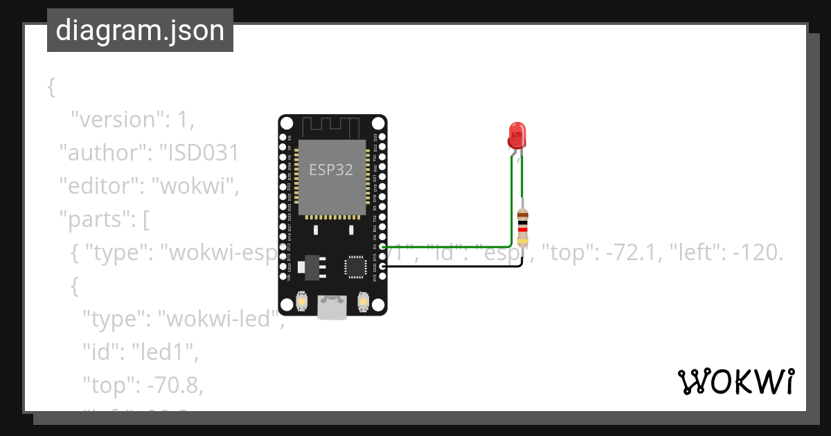 LAB4-01 ISD031 - Wokwi ESP32, STM32, Arduino Simulator