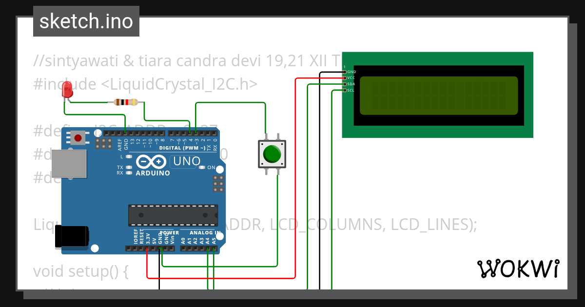 Absen 2022 Sintya Dan Tiara Xii Tkj 2 Wokwi Esp32 Stm32 Arduino Simulator