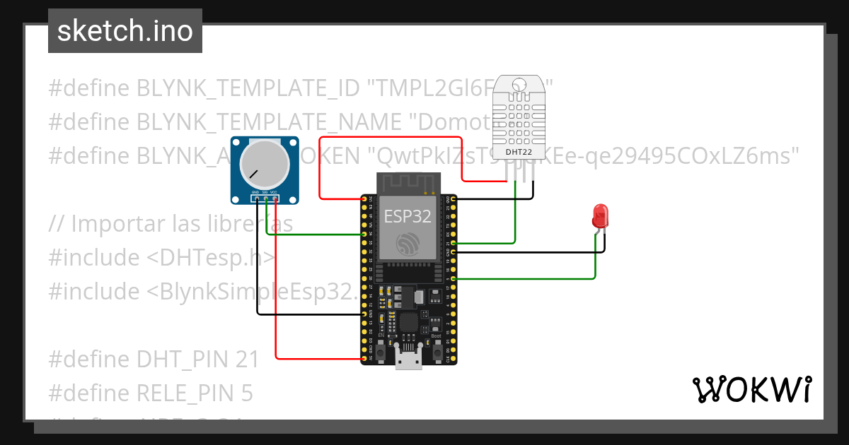 ESP32 Blink - Wokwi ESP32, STM32, Arduino Simulator