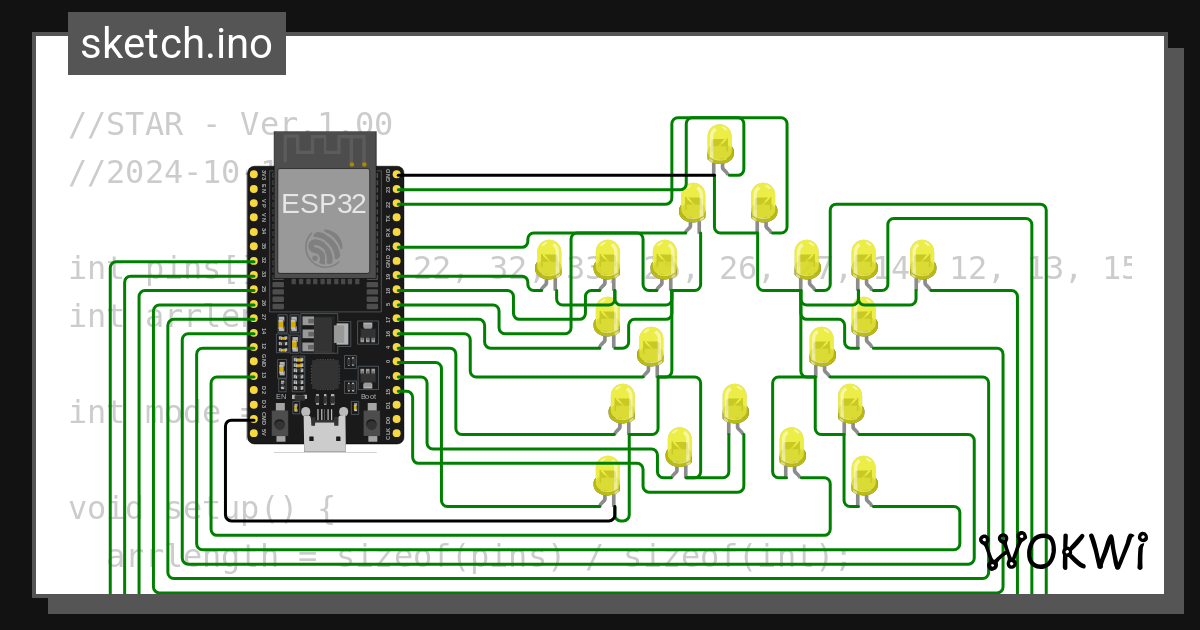 Star Wokwi Esp32 Stm32 Arduino Simulator 6744