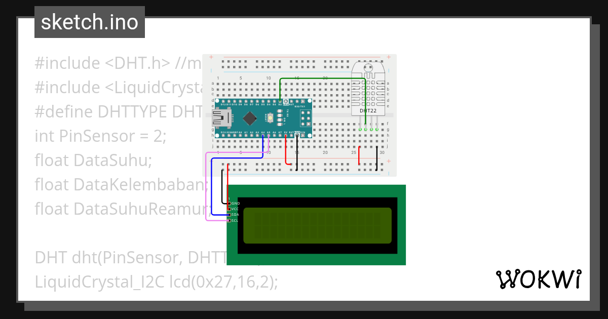 Termometer Digital Wokwi Esp32 Stm32 Arduino Simulator 