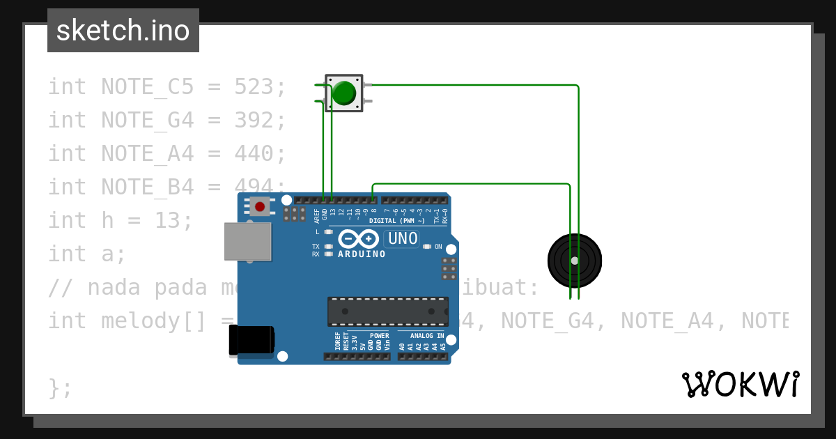Aktivitas 12 Piezo Speaker Copy Wokwi Esp32 Stm32 Arduino Simulator