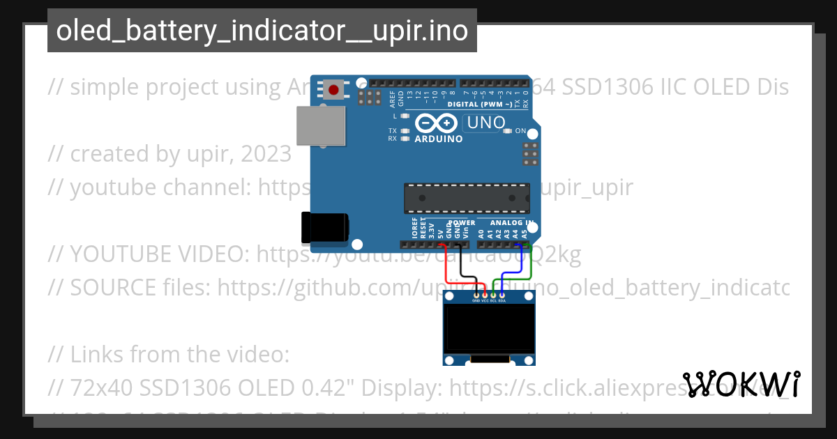 oled_battery_indicator__upir Copy - Wokwi ESP32, STM32, Arduino Simulator