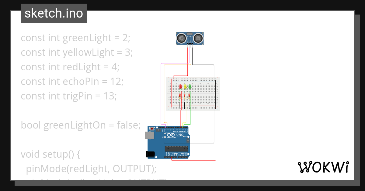 Smart Traffic Lights Wokwi Esp32 Stm32 Arduino Simulator 