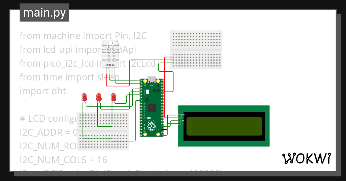 prac 8 temperature - Wokwi ESP32, STM32, Arduino Simulator