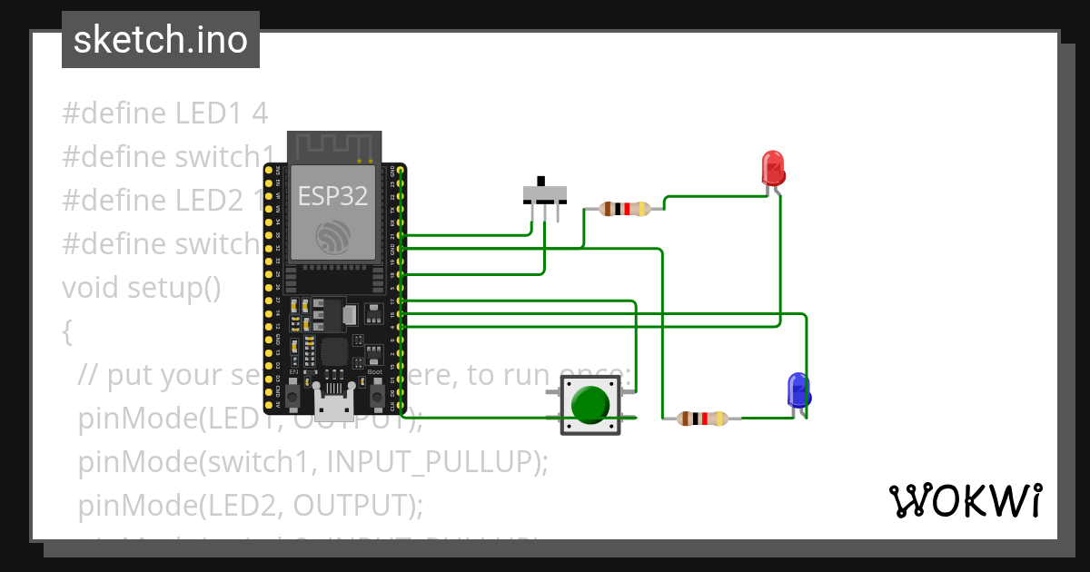 JOB 1 - Wokwi ESP32, STM32, Arduino Simulator