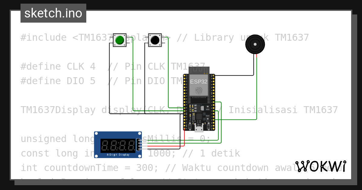 Project 3 Timer Soccer Wokwi Esp32 Stm32 Arduino Simulator 2750