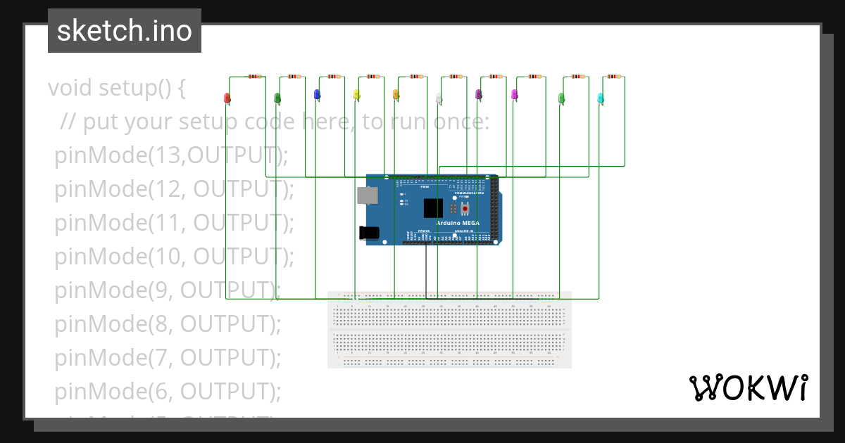 arduino mega Copy - Wokwi ESP32, STM32, Arduino Simulator