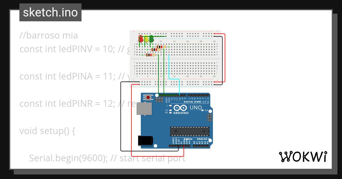 Semaforo Wokwi Esp32 Stm32 Arduino Simulator 1874