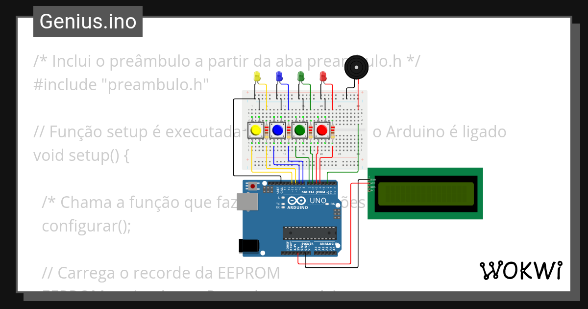 Genius Tentativa Wokwi Esp32 Stm32 Arduino Simulator 0143