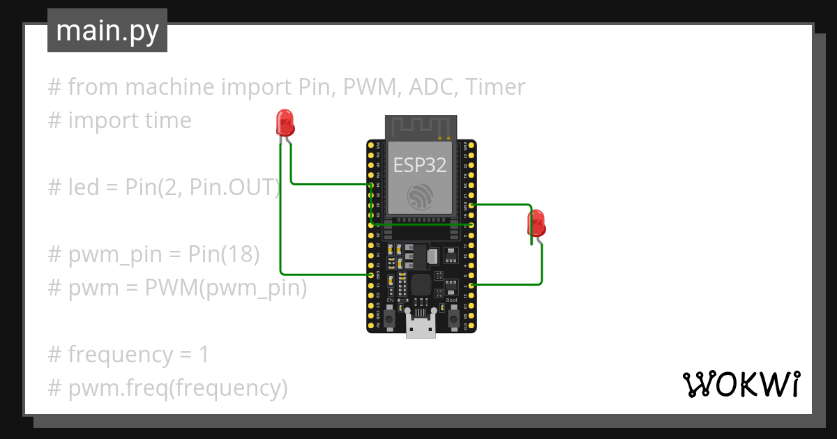 pwm - Wokwi ESP32, STM32, Arduino Simulator