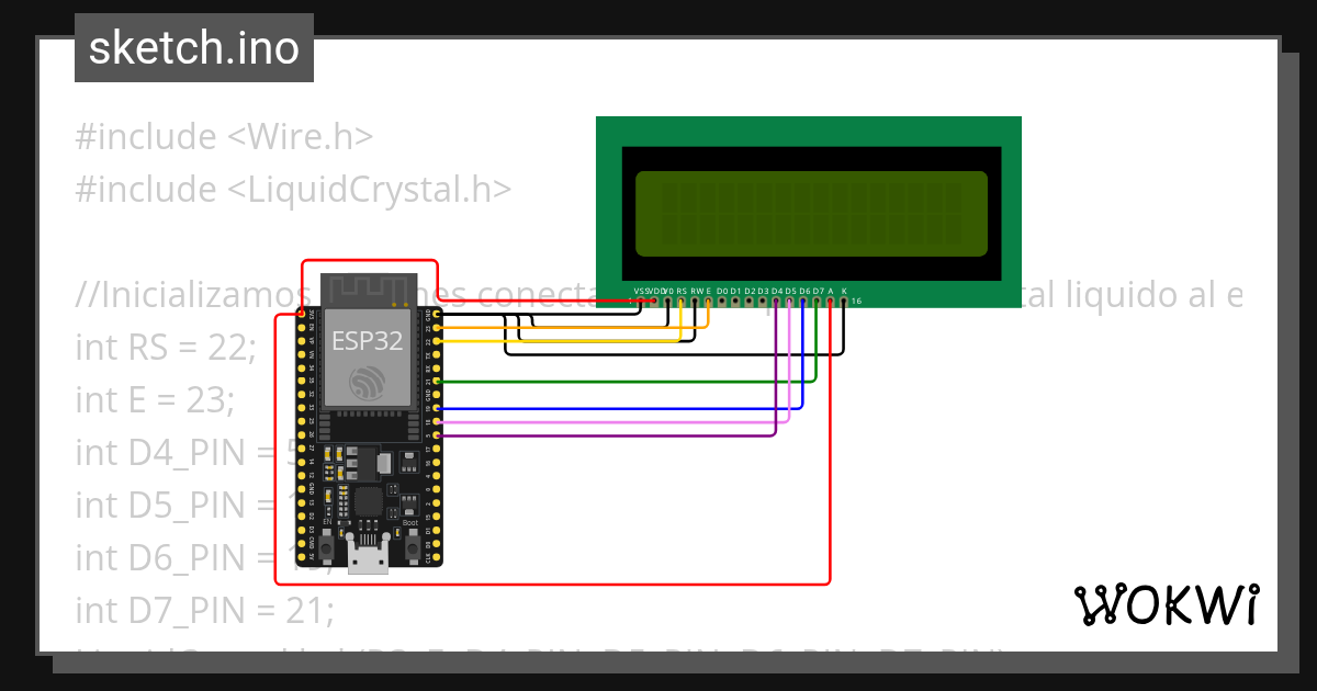 Practica 5.1.1 - Wokwi ESP32, STM32, Arduino Simulator