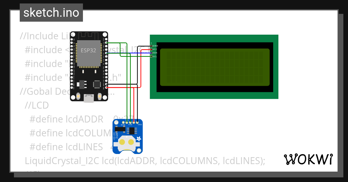 ESP32-LCD Clock Copy - Wokwi ESP32, STM32, Arduino Simulator