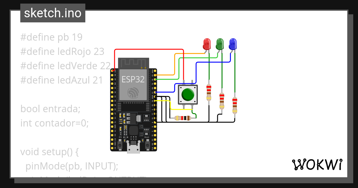 E5 T1 Wokwi Esp32 Stm32 Arduino Simulator 