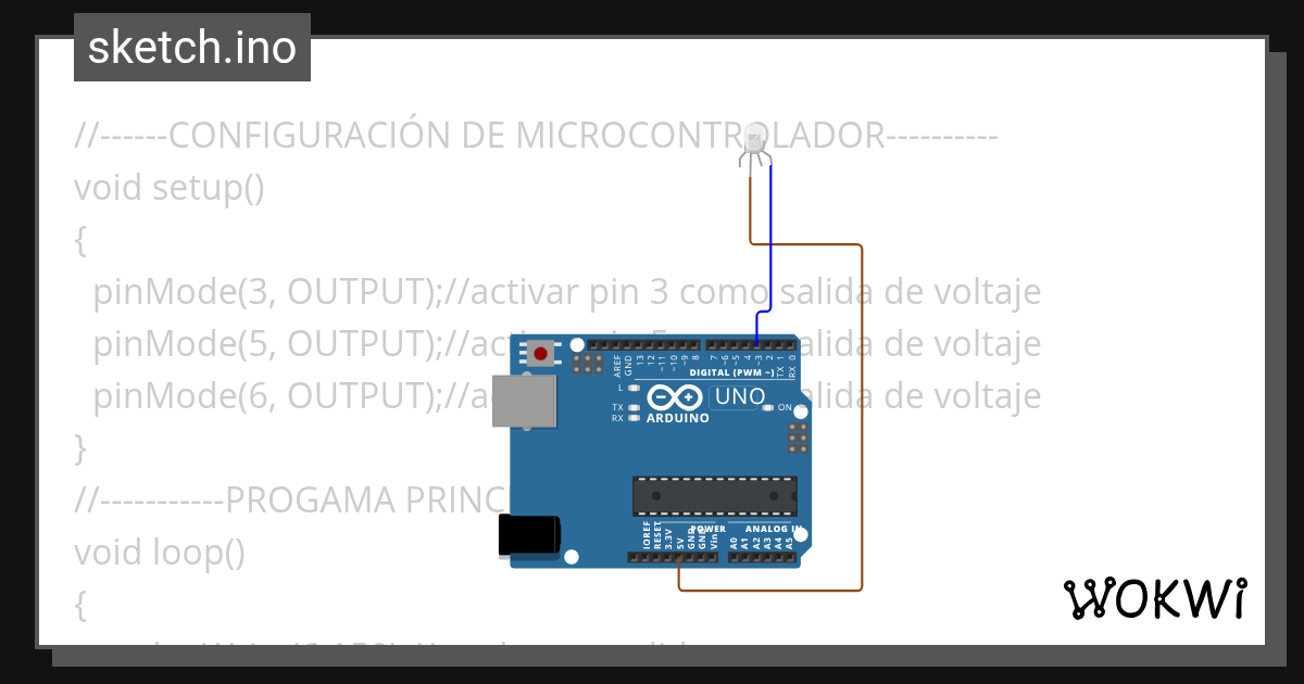 RGB_catodo_comun - Wokwi ESP32, STM32, Arduino Simulator