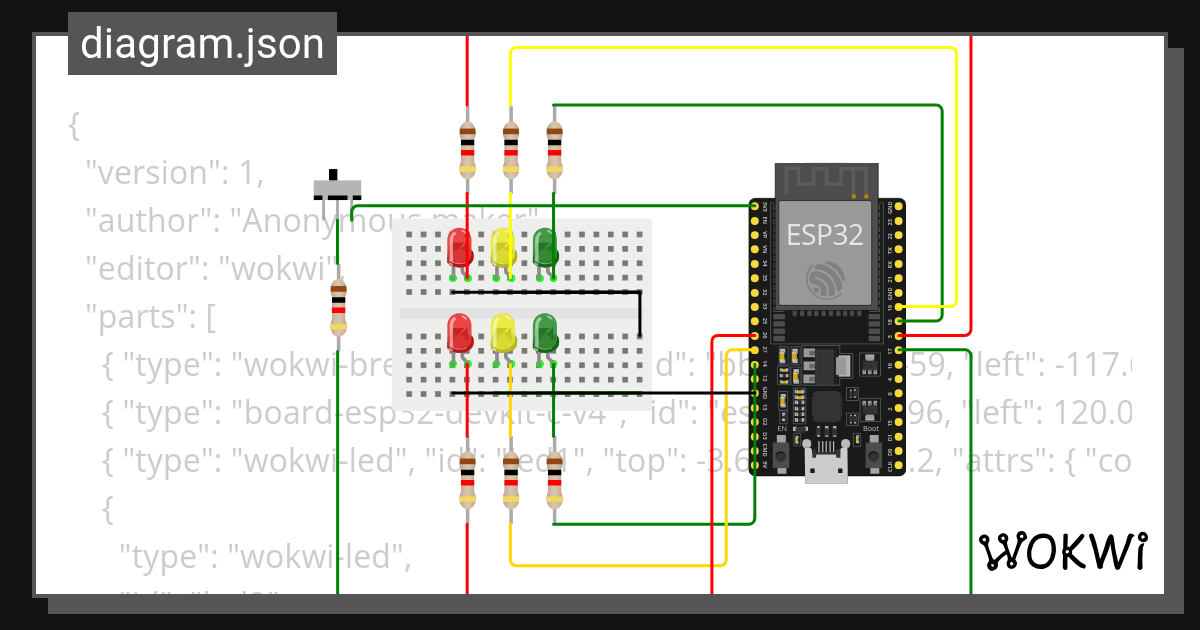 Wokwi - Online ESP32, STM32, Arduino Simulator
