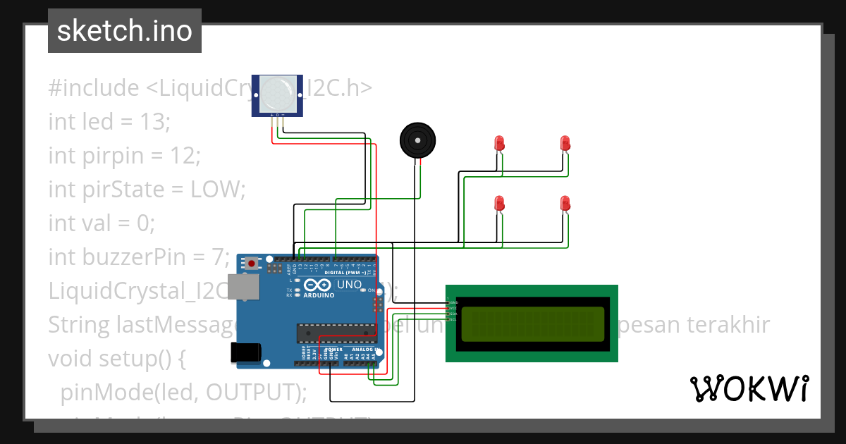 FARIS RAIHAN UTS - Wokwi ESP32, STM32, Arduino Simulator