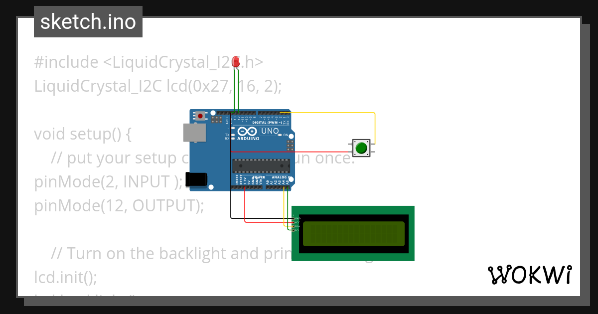 LCD - Wokwi ESP32, STM32, Arduino Simulator