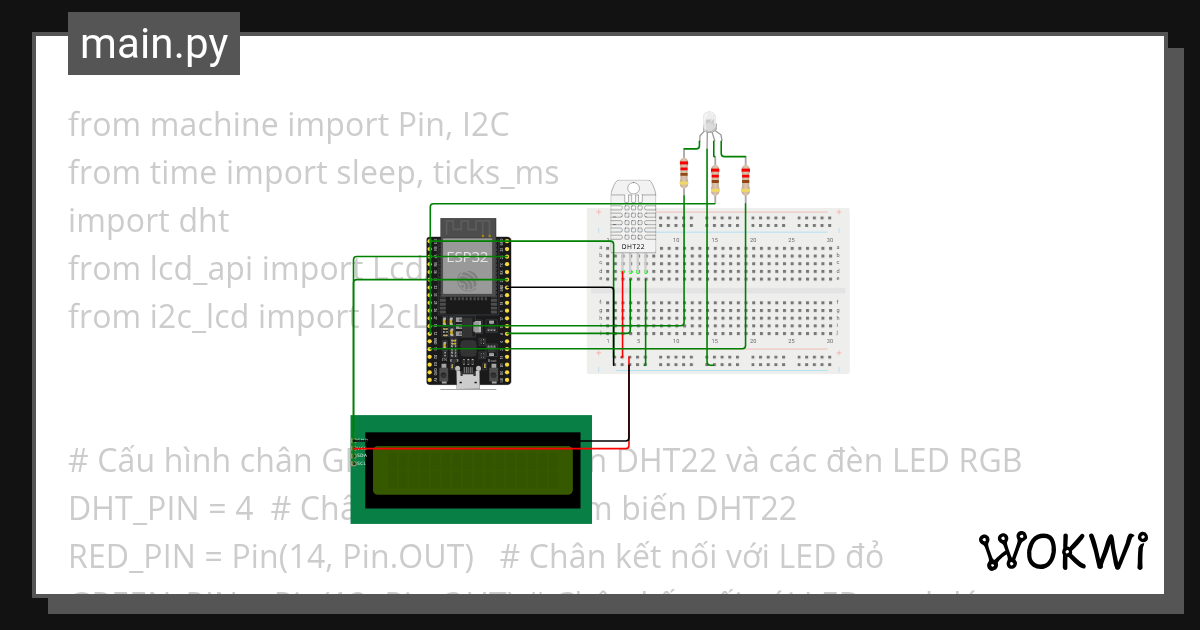 Câu 1 - Lê Trung Hiếu - 21CE018 - Wokwi ESP32, STM32, Arduino Simulator