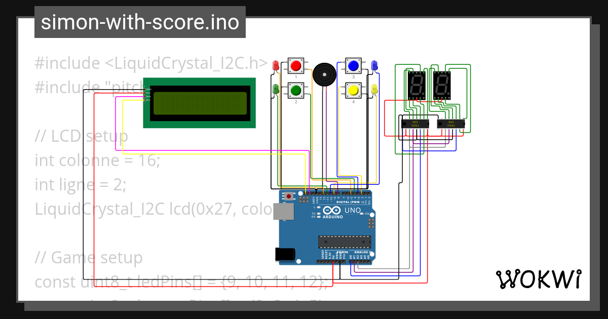 ESCAPE GAME _ simonV.01 - Wokwi ESP32, STM32, Arduino Simulator