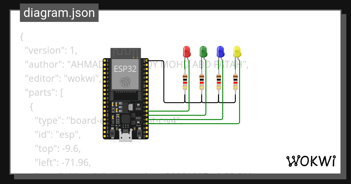 Wokwi - Online ESP32, STM32, Arduino Simulator