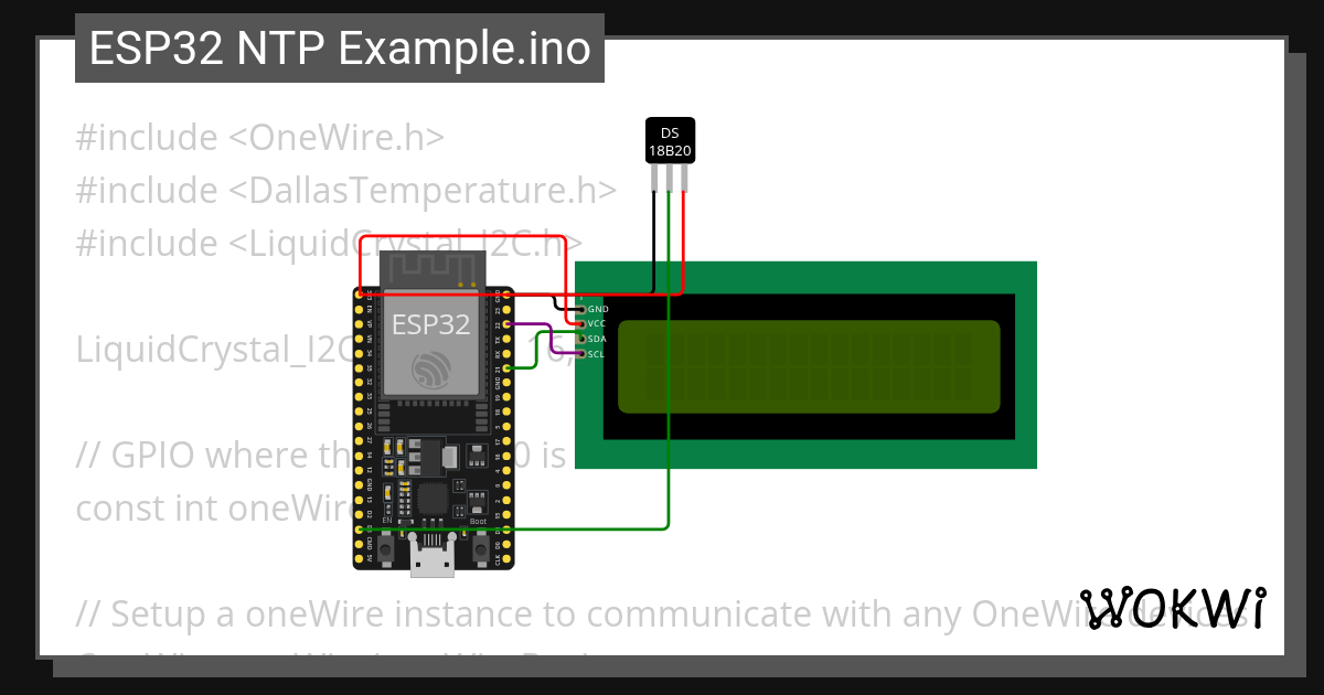 ESP32 NTP Example.ino Copy - Wokwi ESP32, STM32, Arduino Simulator