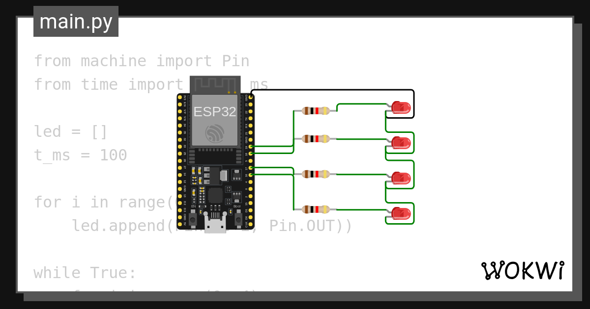ใบงานที่ 1 การทดลอง 10 Wokwi Esp32 Stm32 Arduino Simulator 0792