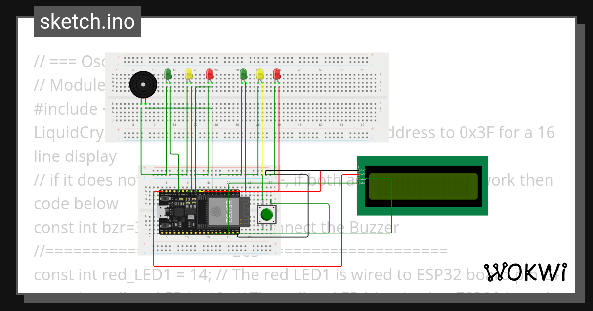 Module 6 - Oscar Olvera - Wokwi ESP32, STM32, Arduino Simulator