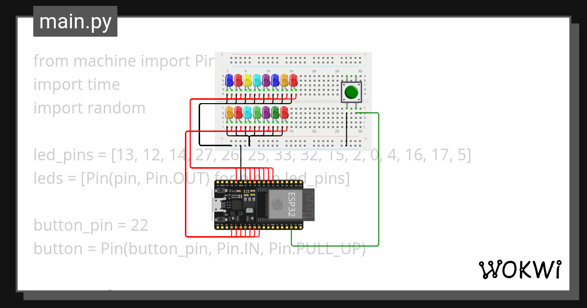 ESD Project - Wokwi ESP32, STM32, Arduino Simulator