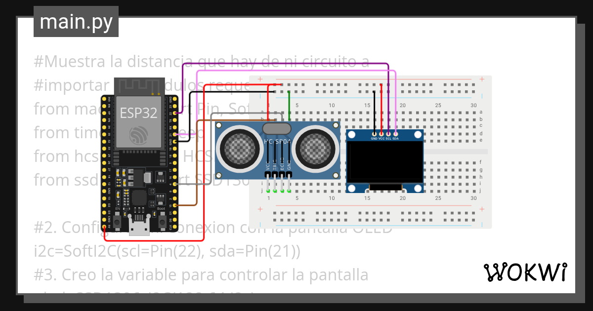 distancia_pantalla - Wokwi ESP32, STM32, Arduino Simulator