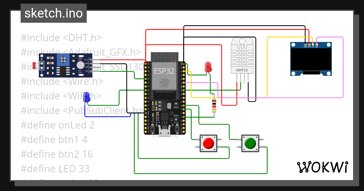 exam 1 - Wokwi ESP32, STM32, Arduino Simulator
