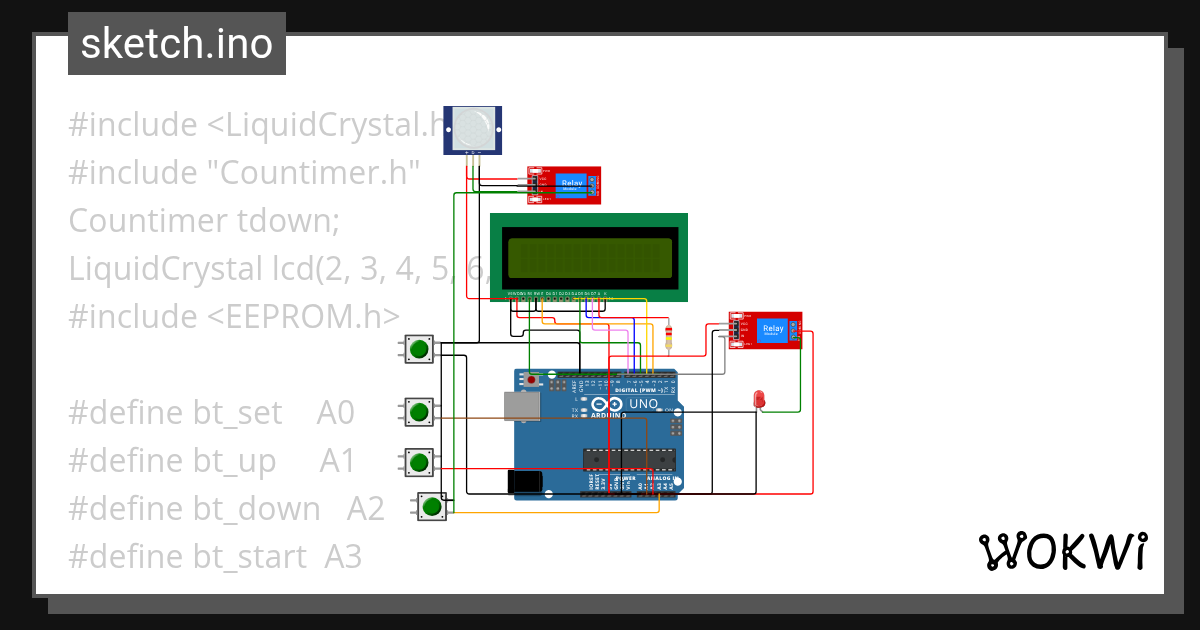 Project Oktober baru - Wokwi ESP32, STM32, Arduino Simulator