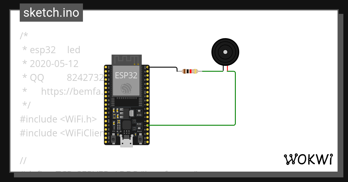 Myespkaifmq Wokwi Esp32 Stm32 Arduino Simulator